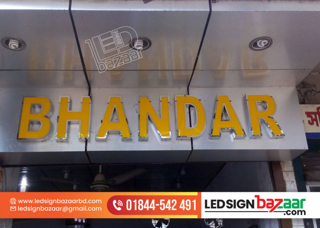 SS Bata Module Combined Letter LED Sign Board Neon Sign Board SS...