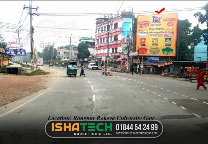 Roadside Billboard Bangladesh Double & Single Side Outdoor Unipole...