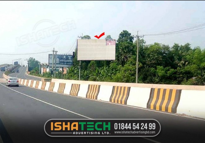 Roadside Billboard Bangladesh Double & Single Side Outdoor Unipole...