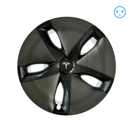Tesla Model 3 OEM Wheel Cover with Hubcap Logo, Doral